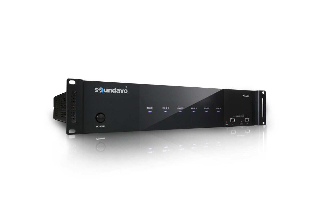 WS66i Whole-Home Audio Distribution System - 6 x 6 Matrix Amplifier Co ...